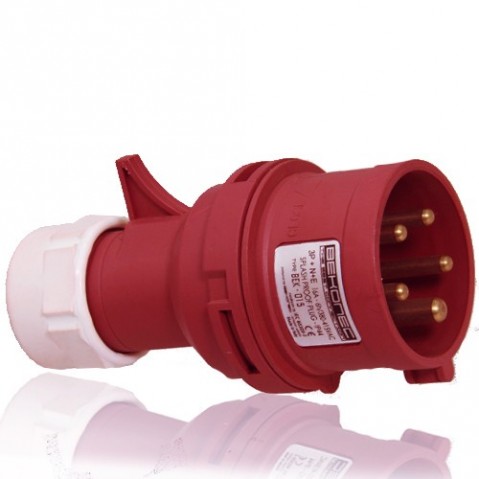Splash Proof Plug BEK-015 IP44 | Industrial Plugs and Sockets